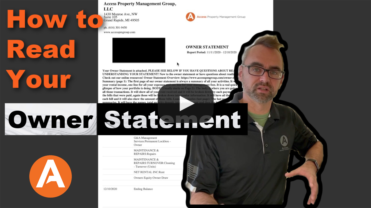 How to Read and Understand the Owner Statement at Access Property ...